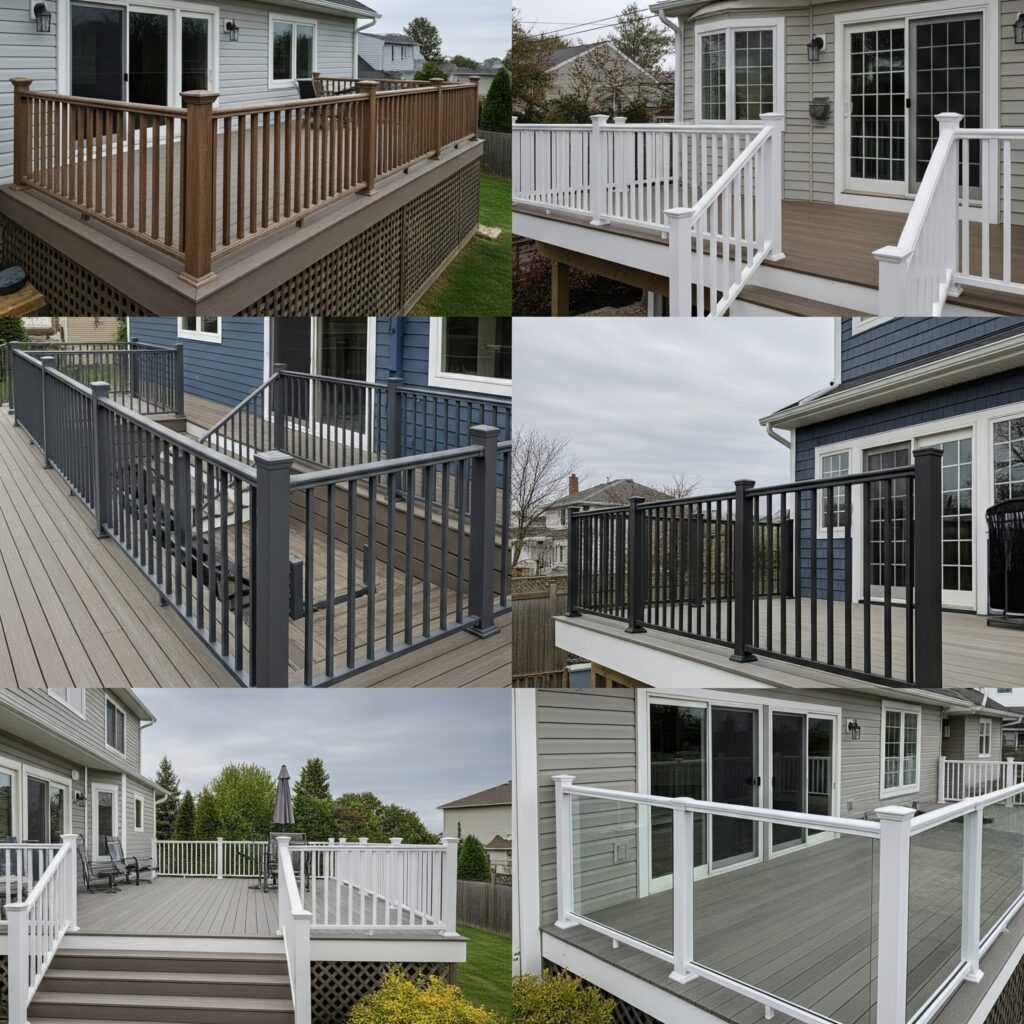 Top Deck Railing Options for Long Island Homes | Eled Decking